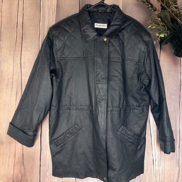 Passport | Jackets & Coats | Passports Vintage Leather Mid Length Coat ...